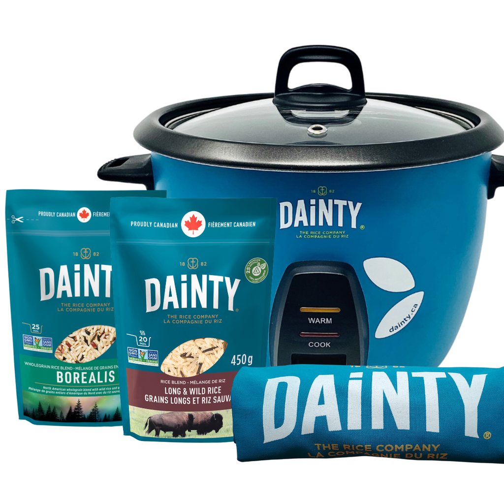 Dainty Rice Cooker with 2 Packs | Les Aliments Dainty Foods