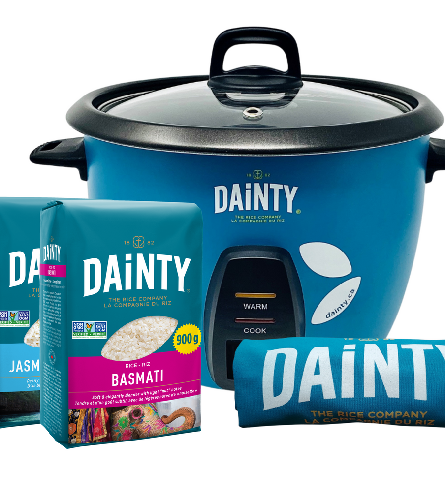 Dainty Rice Cooker with 2 Packs | Les Aliments Dainty Foods